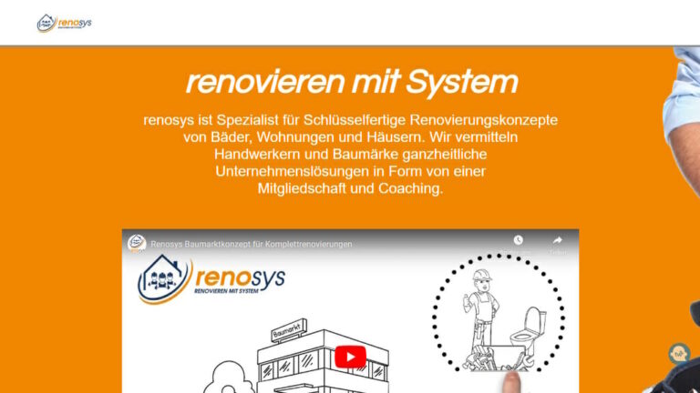 Renosys: Franchise für komplette Renovierungen im Handwerk